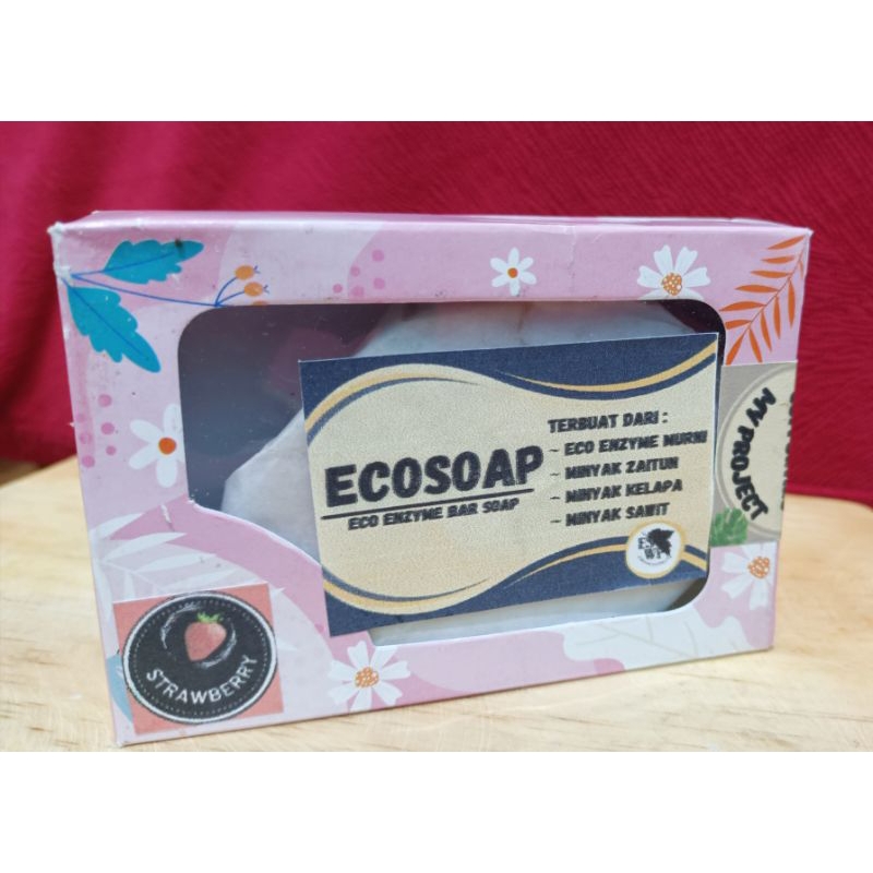 Jual sabun eco enzyme varian strawberry | Shopee Indonesia