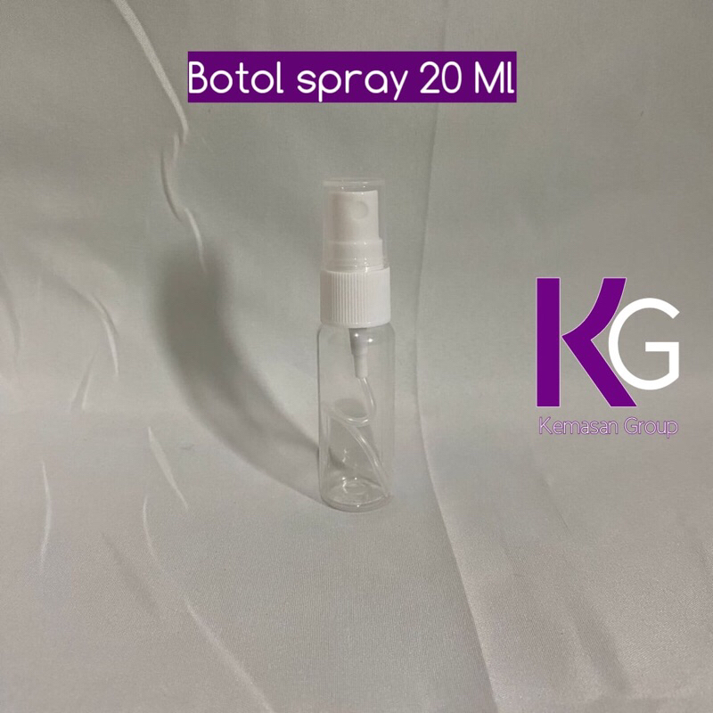 Jual Botol Plastik PET 20 ml BR Bening tutup spray | Shopee Indonesia
