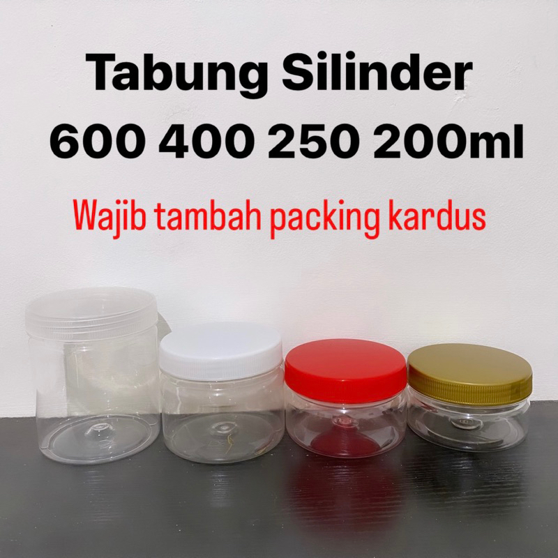 Jual Toples Tabung Silinder 600ml 400ml 250ml 200ml | Shopee Indonesia