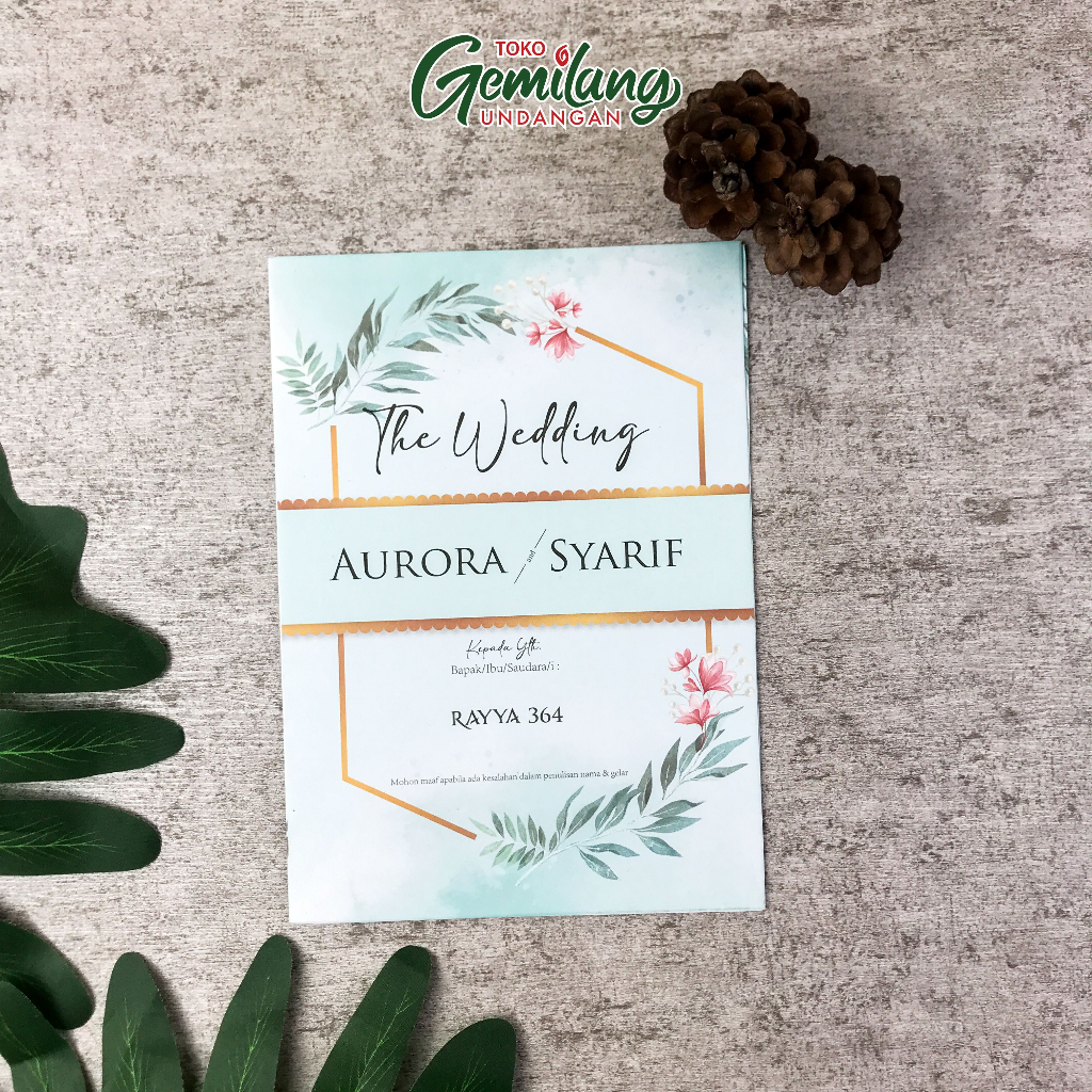 Jual Blangko Undangan Pernikahan Rayya 364 Harga Murah | Shopee Indonesia