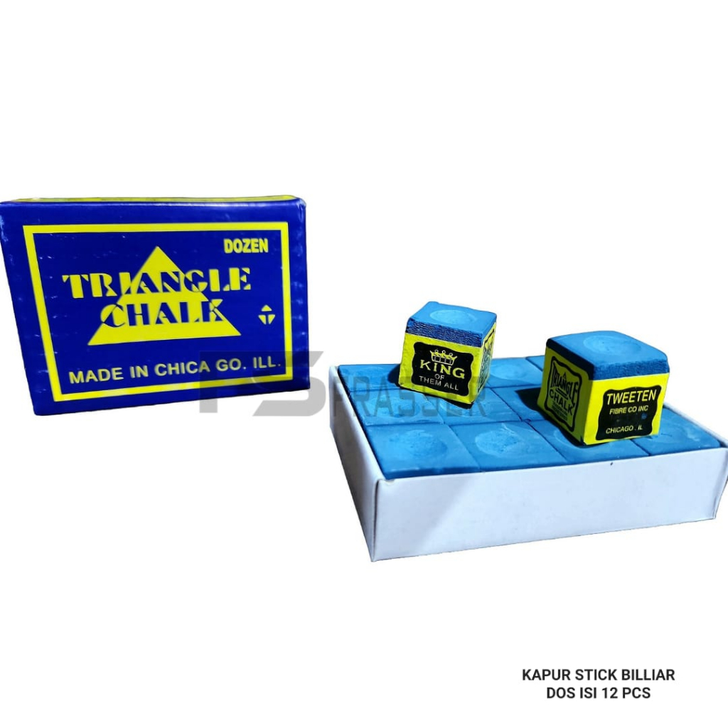 Jual Frasser Kapur Biliar Kapur Billiard Triangle Billiard Chalk 1 Dos ...