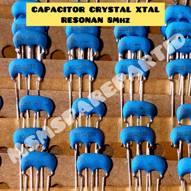 Jual CAPACITOR CRYSTAL XTAL RESONAN 8Mhz ORIGINAL | Shopee Indonesia