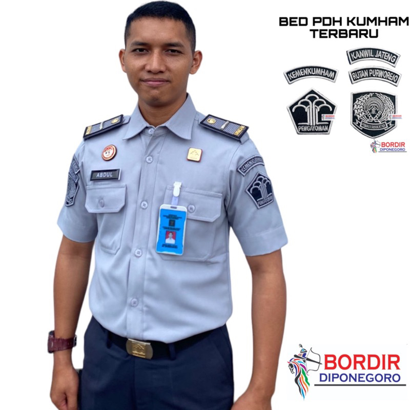 Jual SERAGAM PDH LAPAS KUMHAM ALLWORK TERBARU | PDH LAPAS KUMHAM ...