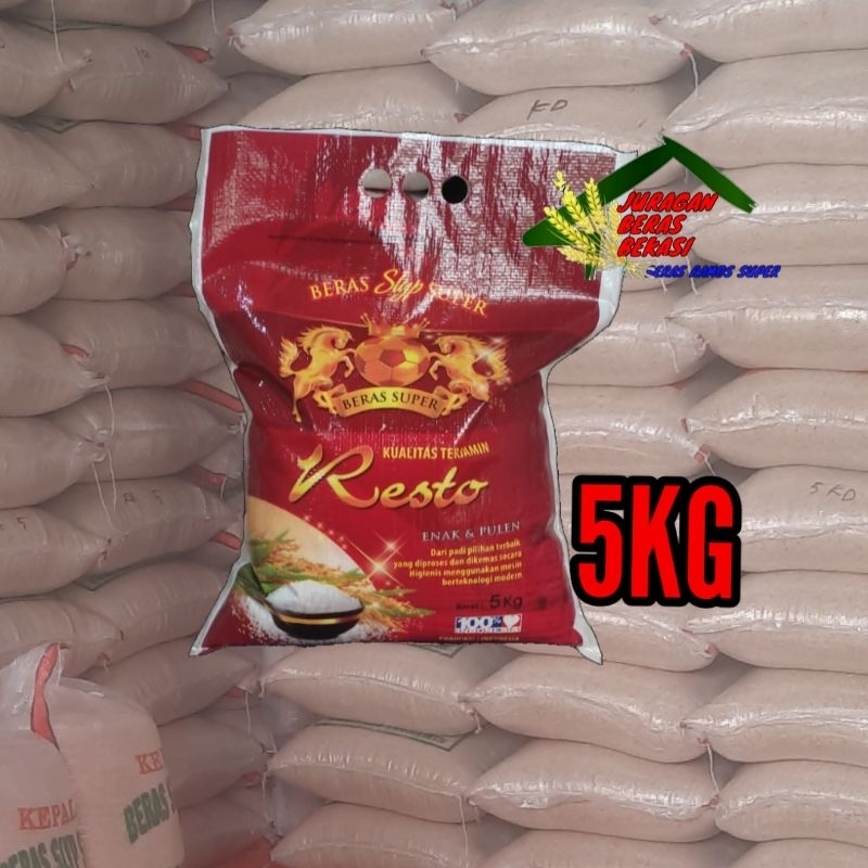 Jual BERAS RESTAURAN SUPER QUALITY RESTO 5KG,10KG,20KG | Shopee Indonesia