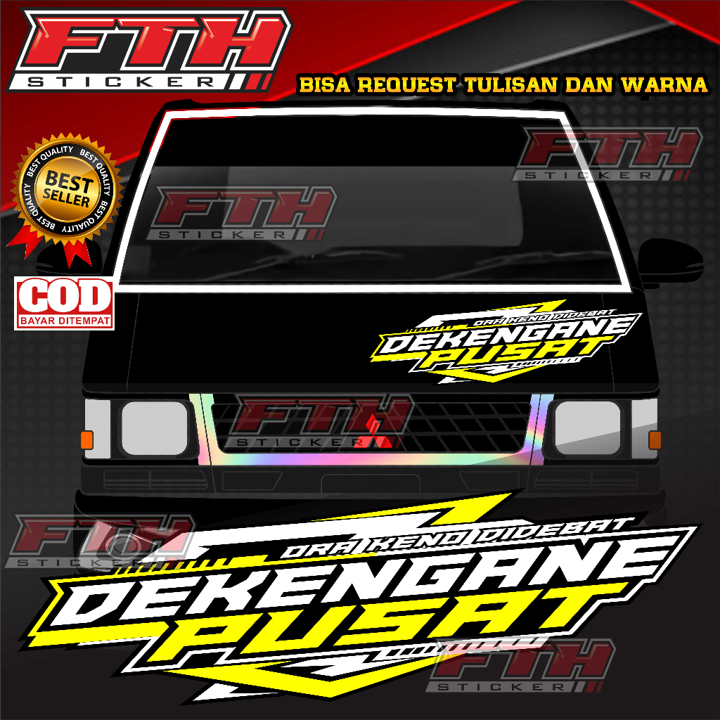 Jual stiker l300 sticker kabin pick up traga grand max dll. stiker ...
