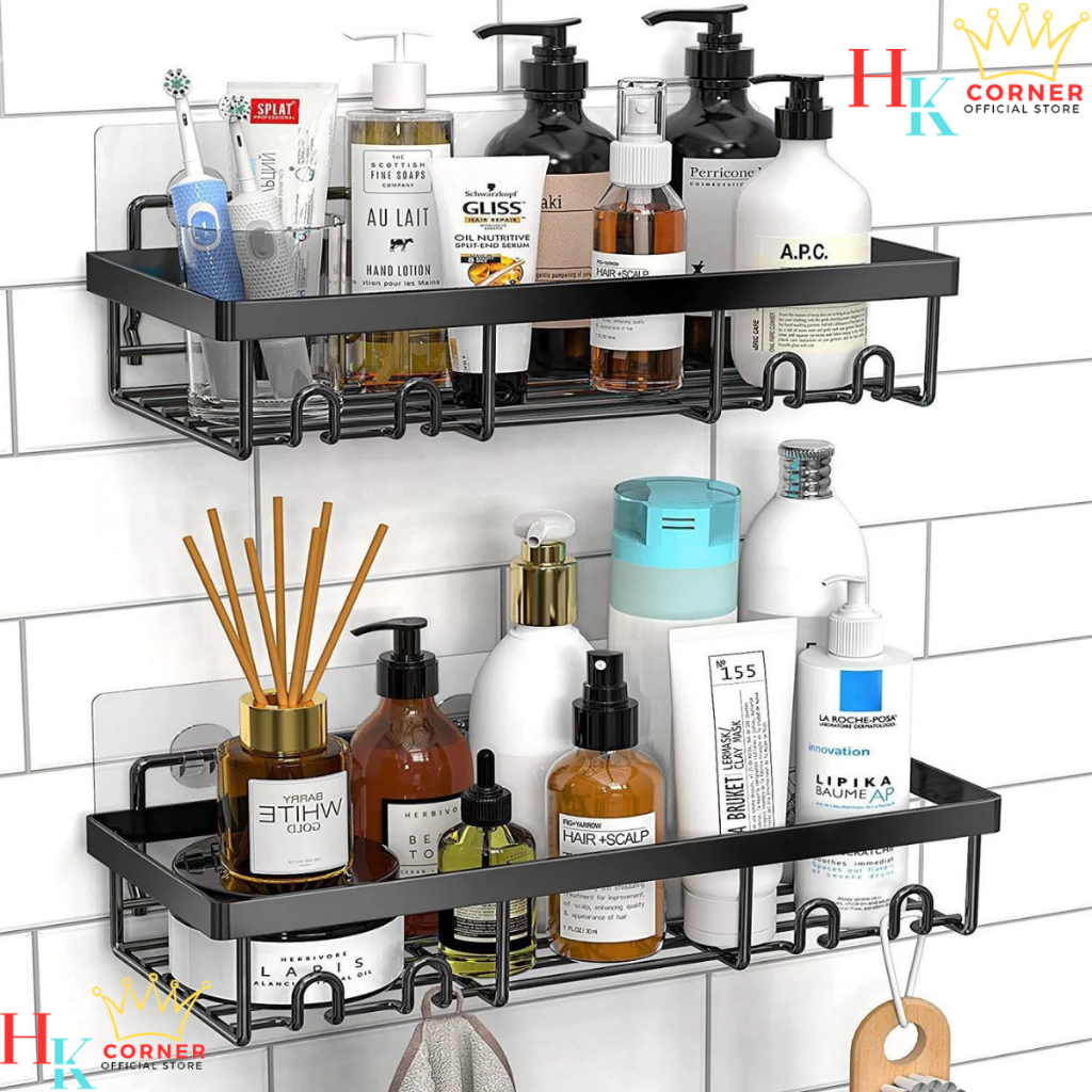 Jual HK Rak Tempel Dinding Kamar Mandi / Rak Persegi Gantung Tempel ...