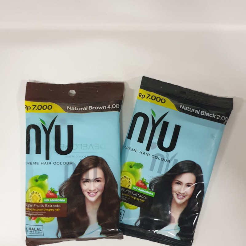 Jual nyu hair colour sachet cat rambut sachet pewarna rambut | Shopee ...