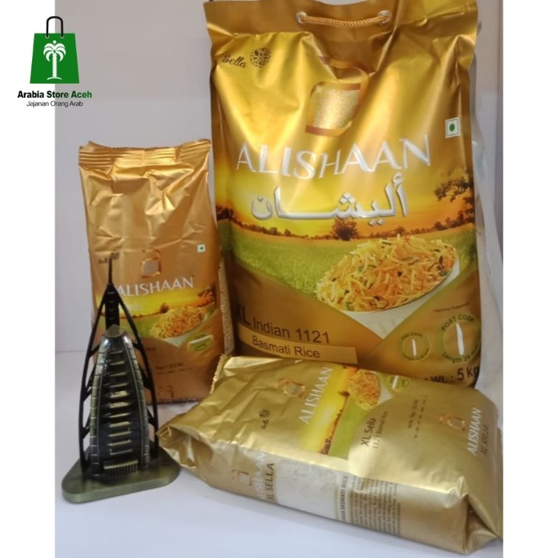 Jual Beras Basmati Alishaan 5 kg - Beras Arab - Long Rice | Shopee ...