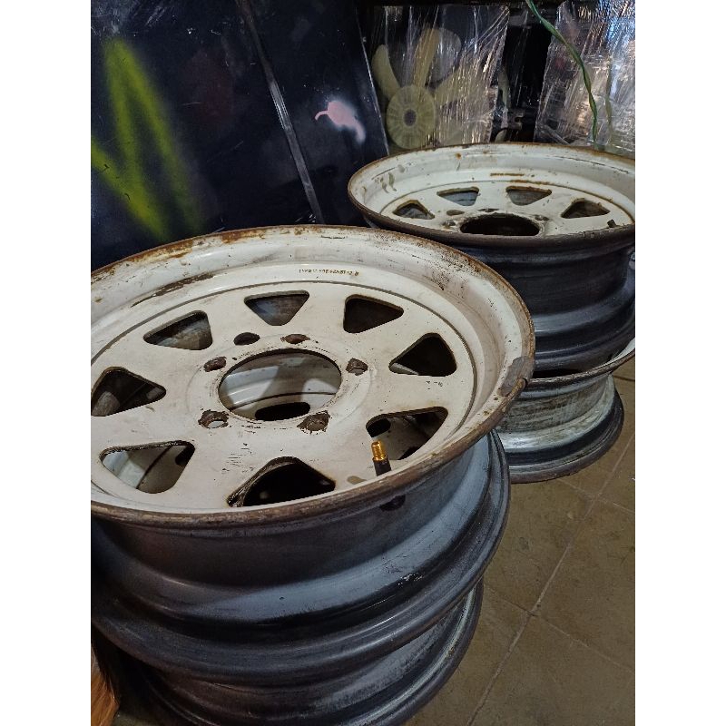 Jual Velg Kaleng Suzuki Jimny Katana Lj80 Caribian Vitara R15 | Shopee ...