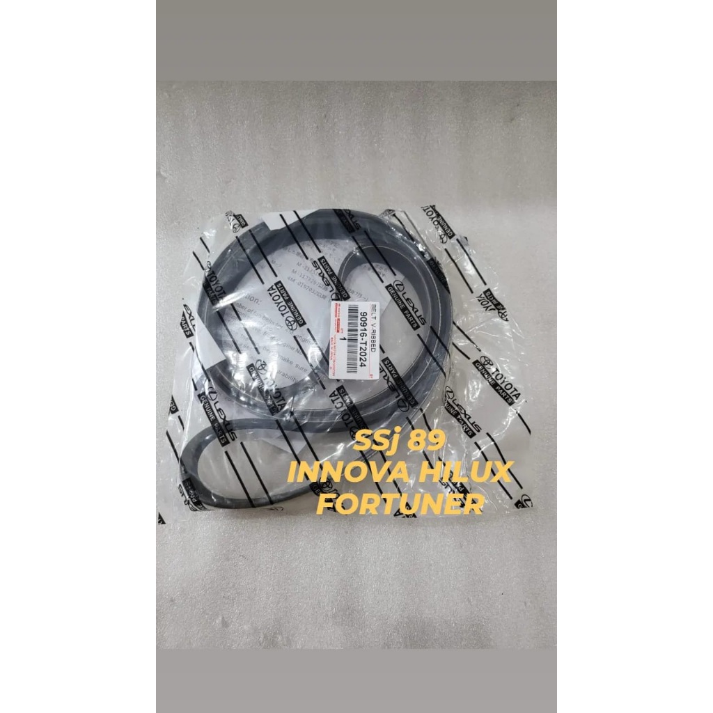 Jual FAN BELT VAN BELT TALI KIPAS INNOVA HILUX FORTUNER 90916-T2024 | Shopee Indonesia