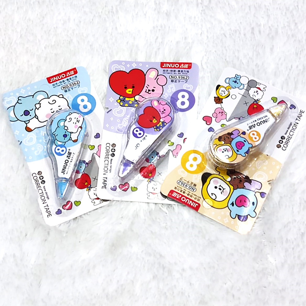 Jual Tipex roll BT21 BTS / correction tape / tip-ex / tipe x roll ...