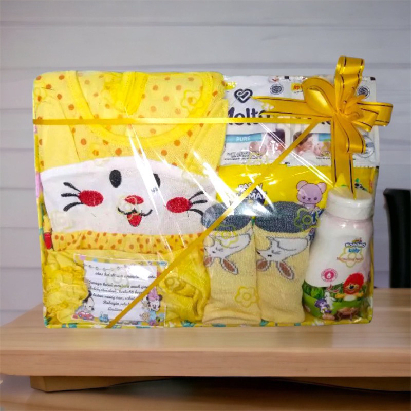 Jual Paket hadiah bayi baby cewek paket hampers bayi baru lahir parcel ...