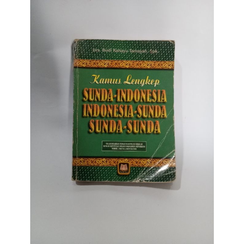 Jual buku kamus lengkap Sunda - Indonesia, Indonesia - Sunda , Sunda ...