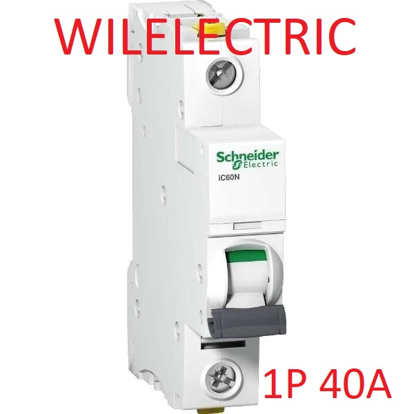 Jual SCHNEIDER MCB ACTI9 ACTI 9 IC60N 1P 40A 40 A 6KA A9F74140 Original | Shopee Indonesia