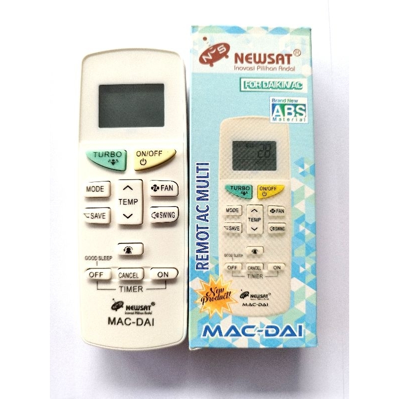 Jual REMOT/REMOTE AC DAIKIN INVERTER / STANDAR / MULTI/UNIVERSAL CHE ...