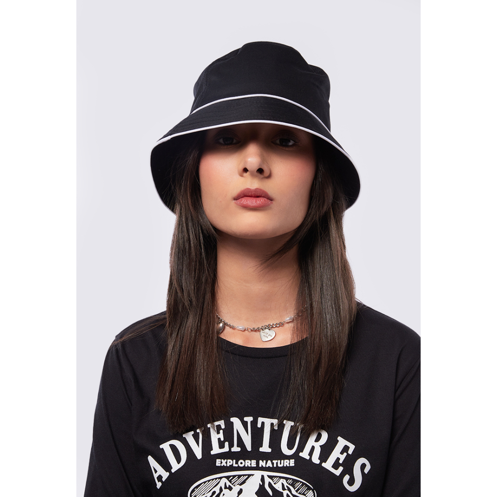 Jual Colorbox Black Bucket Hat Shopee Indonesia