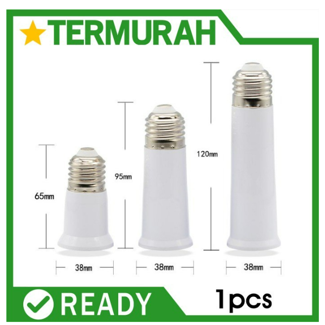 Jual Sambungan Fitting Lampu Downlight Panjang Extension Pioline E27 ...