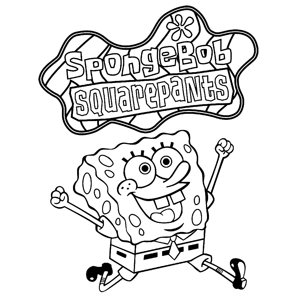 Jual Gambar Sketsa Mewarnai / Spongebob / Part 1 / Gambar Sketsa ...