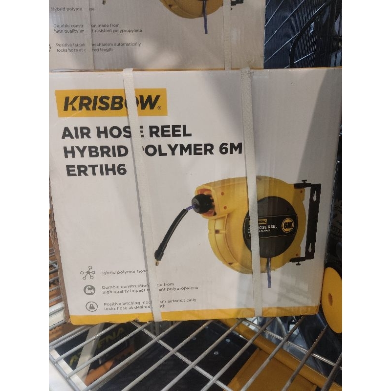 Jual Krisbow air hose reel 6M/selang angin gulung kompresor | Shopee Indonesia