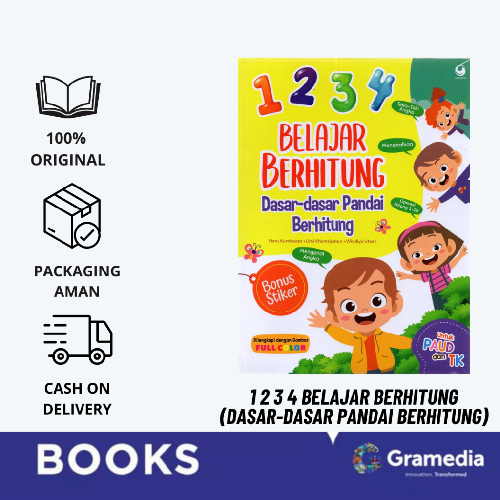 Jual Gramedia Bali Galeria - 1 2 3 4 Belajar Berhitung (Dasar-dasar ...