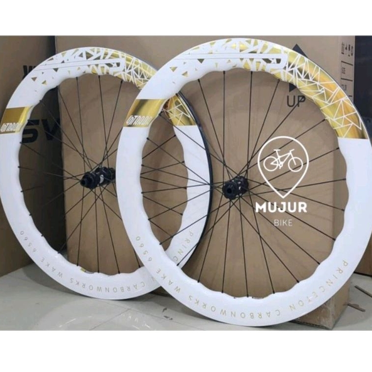 Jual Wheelset carbon 700c / wheelset roadbike rim discbrake NEW ...
