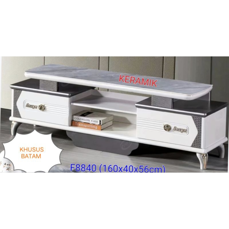 Jual MEJA TV MINIMALIS F8840 / LEMARI BUFFET TV UKURAN 160X40X56CM ...