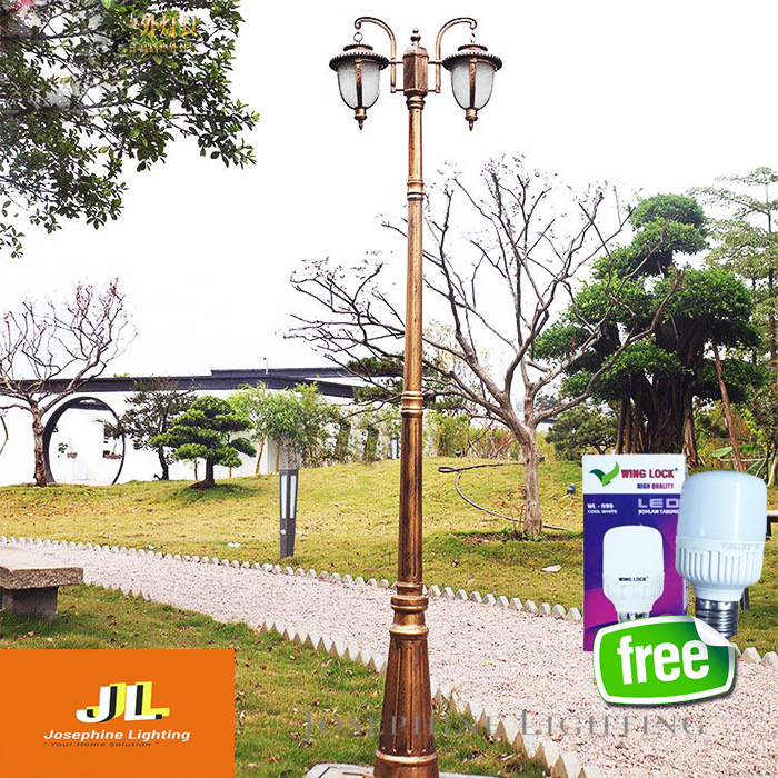 Jual Lampu Taman Tiang Outdoor Seri 7031 A45-2M | Shopee Indonesia