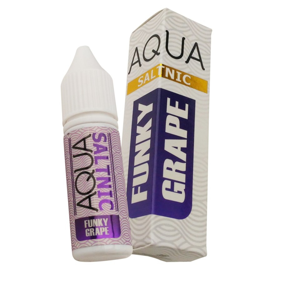 Jual AQUA SALTNIC > FUNKY GRAPE > 20MG > 15ML // 100% AUTHENTIC BY MAX ...