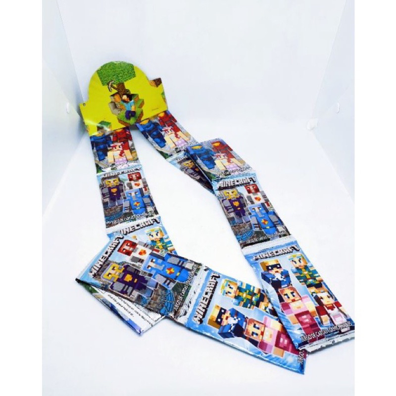 Jual mainan kartu foil mine craft / kartu minecraft / mainan anak murah ...