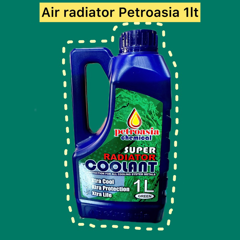 Jual Petroasia Air Radiator Coolant 1 Liter Cairan Pendingin Motor ...