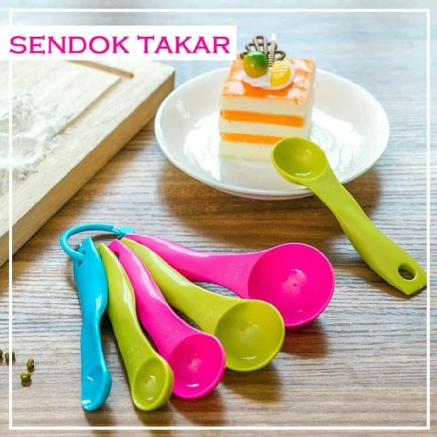 Jual Set Sendok Takar 5 in 1 / Measuring Spoons Spoon / Paket Alat ...