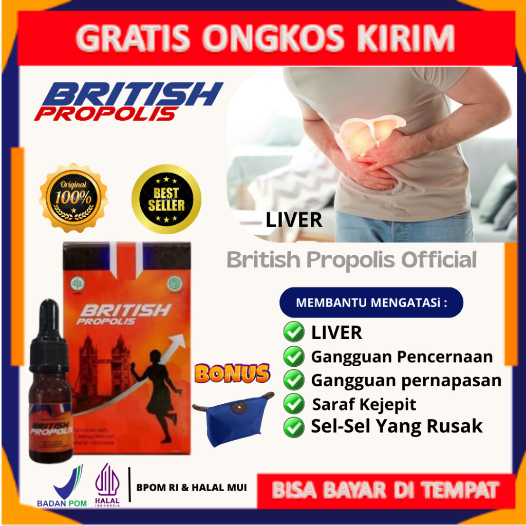 Jual British Propolis - Obat Liver Perut Bengkak Liver Ringan Dan ...