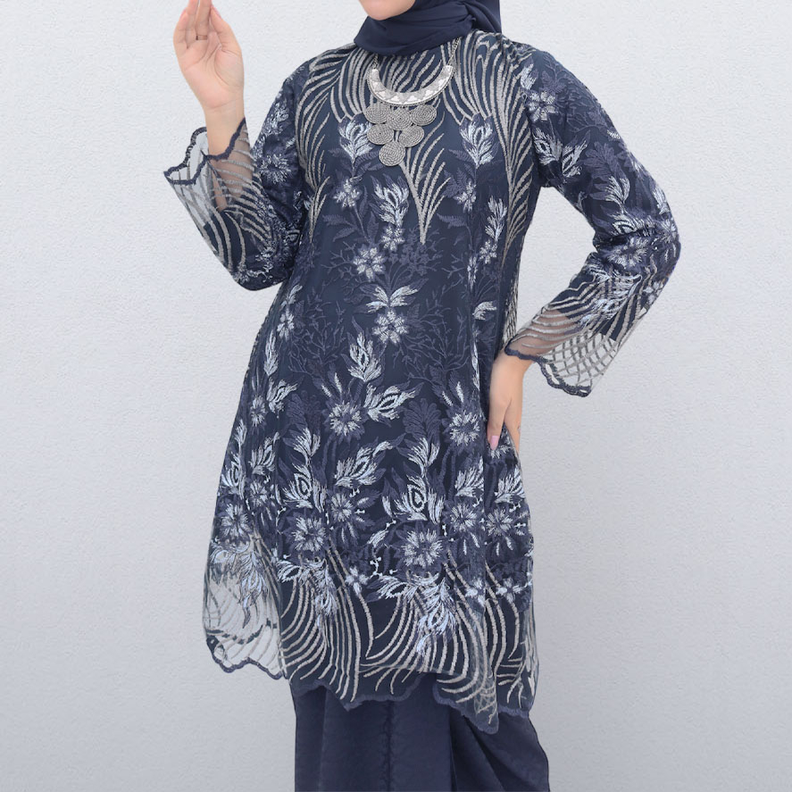 Jual Ataya Kurung Set Brokat Melayu Modern by Abe | Shopee Indonesia