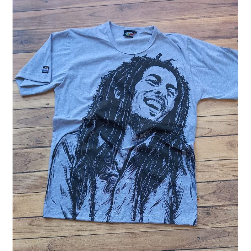 Jual DJATIESHOP x JATIMAIKA tjakaos bob marley tshirt musica reggae ...