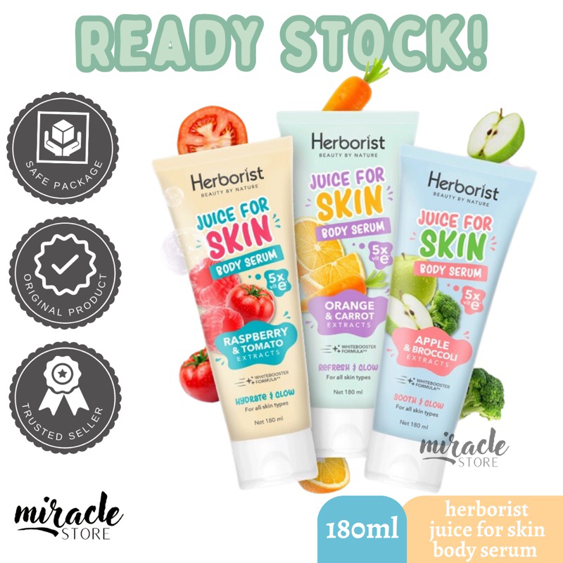 Jual READY! HERBORIST JUICE FOR SKIN BODY SERUM BODY SCRUB FACE SCRUB ...