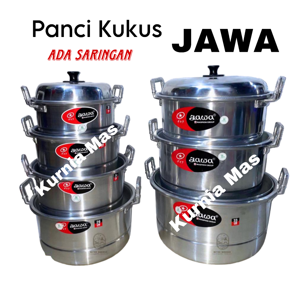 Jual Panci Kukusan Jawa Panci Kukus Panci Saring Streamer Alumunium No ...