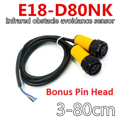 Jual Proximity Switch E18-D80NK Infrared Distance Sensor adjustable ...