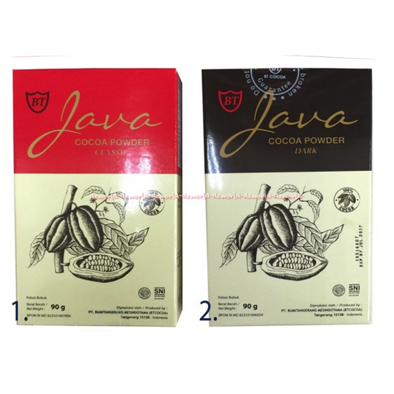 Jual OH JAVA COCOA DARK POWDER 90 gr COKLAT BUBUK PREMIUM (rijek dus) | Shopee Indonesia