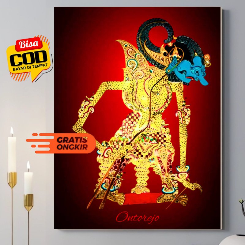 Jual Poster Wayang Kulit Ontorejo Untuk Hiasan Dinding Atau Wall Dekor ...