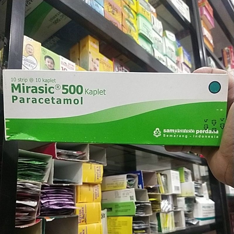 Jual MIRASIC Paracetamol 500mg @10 Kaplet | Shopee Indonesia