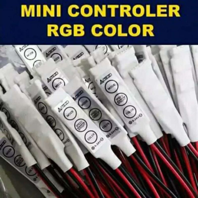 Jual Controller mini single RGB dimmer led | Modul Kedip Led 2 pon dan ...