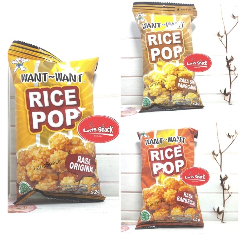Jual Want Want Rice Pop All Varian 52grm | Shopee Indonesia