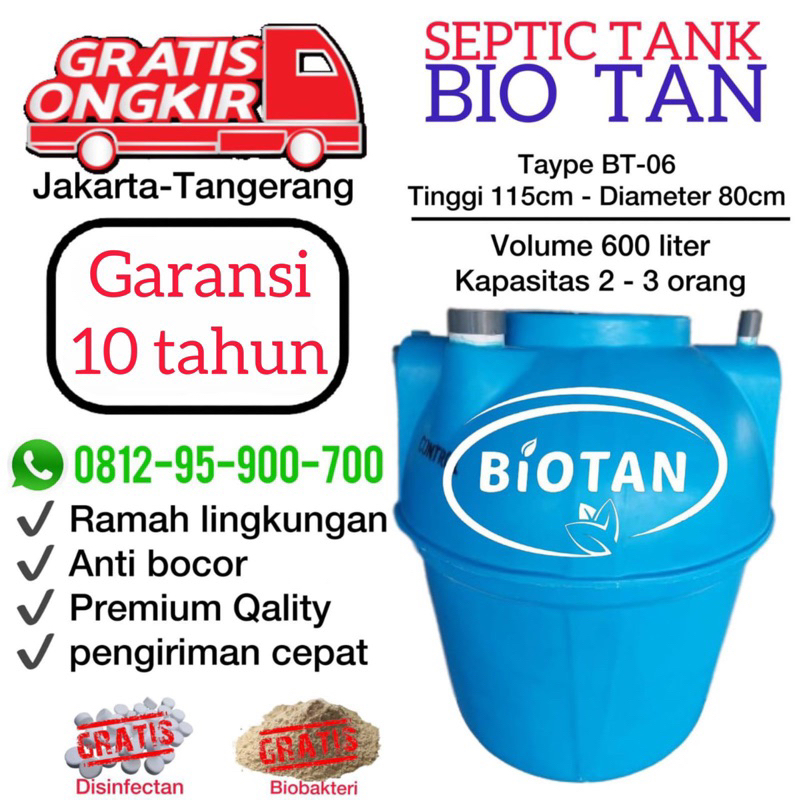Jual Septic Tank ,Septic Tank Bio ,Biofill,Biotank ,600 liter | Shopee ...
