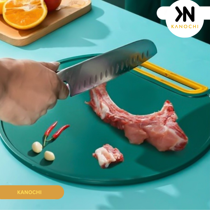 Jual Talenan bulat anti jamur 2 in 1 tebal - cutting board premium ...