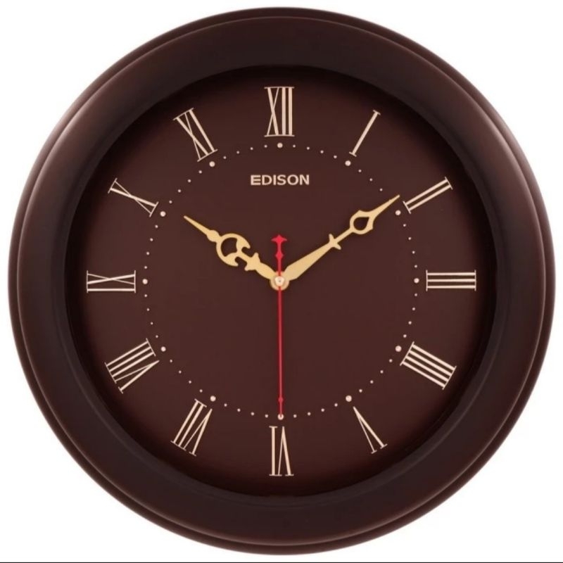 Jual Jam Dinding Edison Besar Sweep Jumbo Besar Angka Romawi Klasik ...