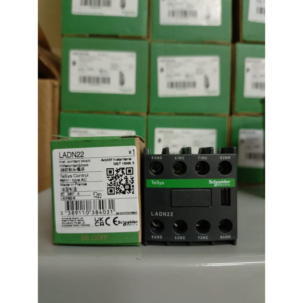 Jual AUXILARY CONTACT / KONTAK BANTU LADN22 2NO 2NC SCHNEIDER ELECTRIC ...