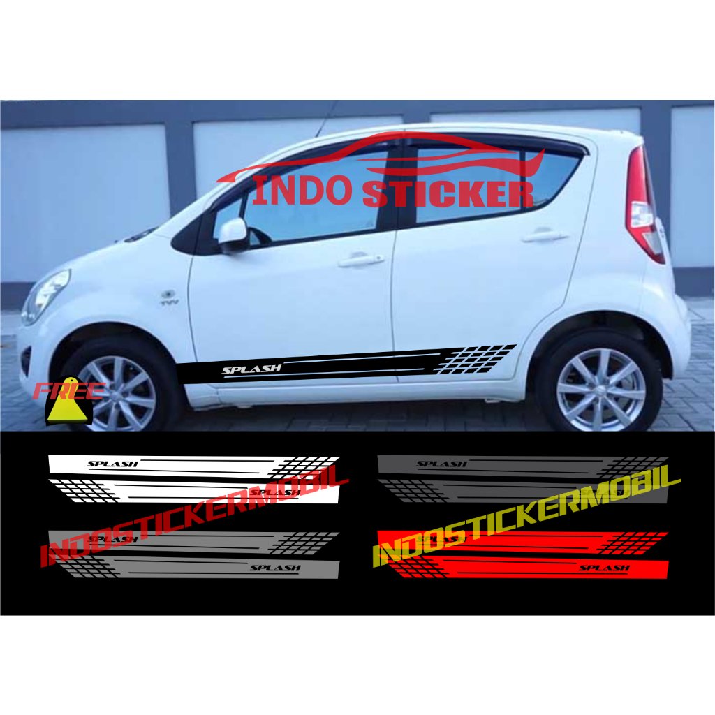 Jual Sticker stiker mobil splash cutting sticker mobil suzuki splash ...