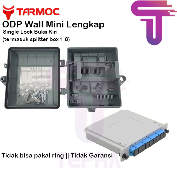 Jual Wall mini ODP + 8 Core SC Splitter Cassete Box | ODP 8 Core Lengkap | Shopee Indonesia