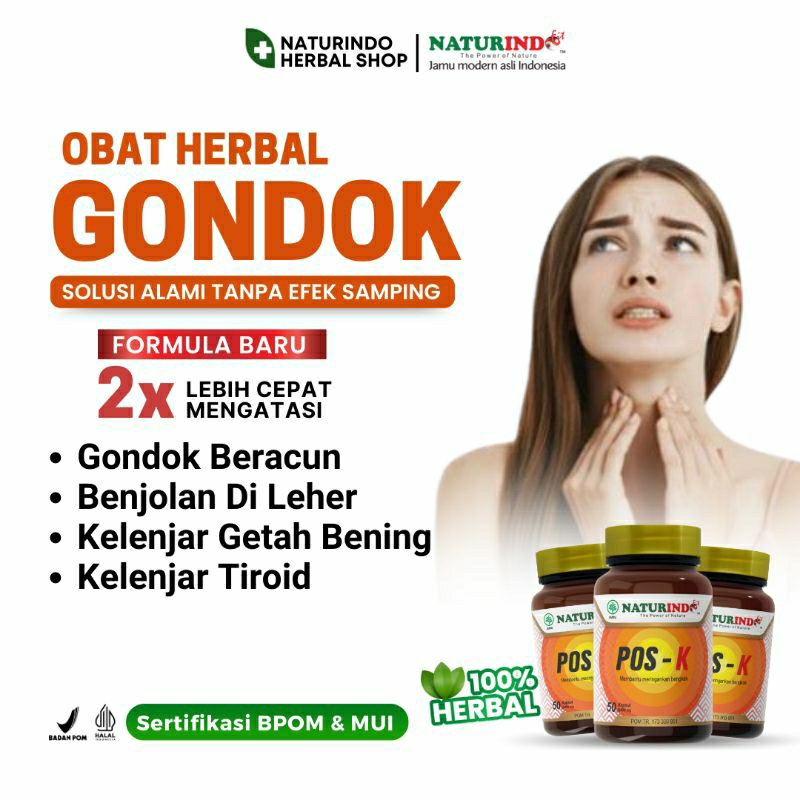 Jual Obat Gondok Beracun Kelenjar Tiroid Hipertiroid Benjolan Leher ...