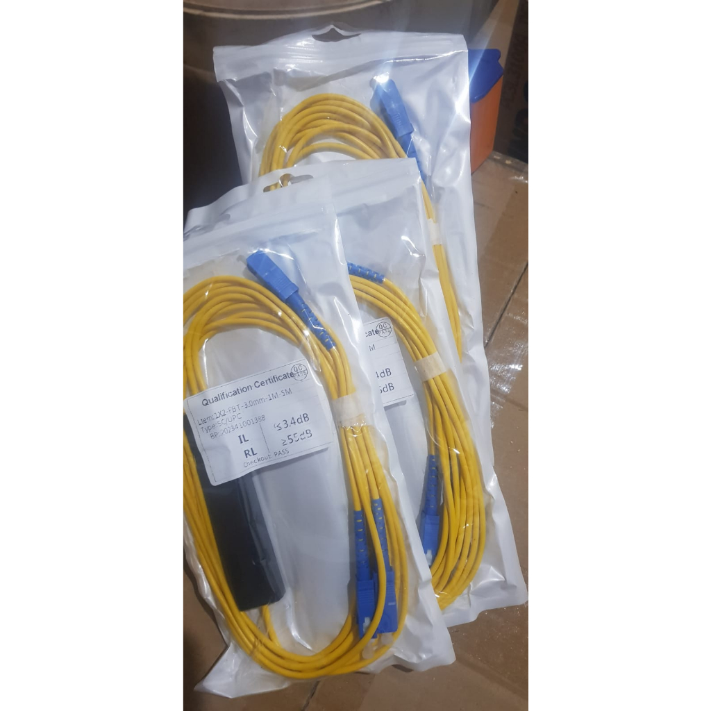 Jual Passive Splitter Modular 1:2 SC UPC Fiberoptic SC Fiber Optic ...